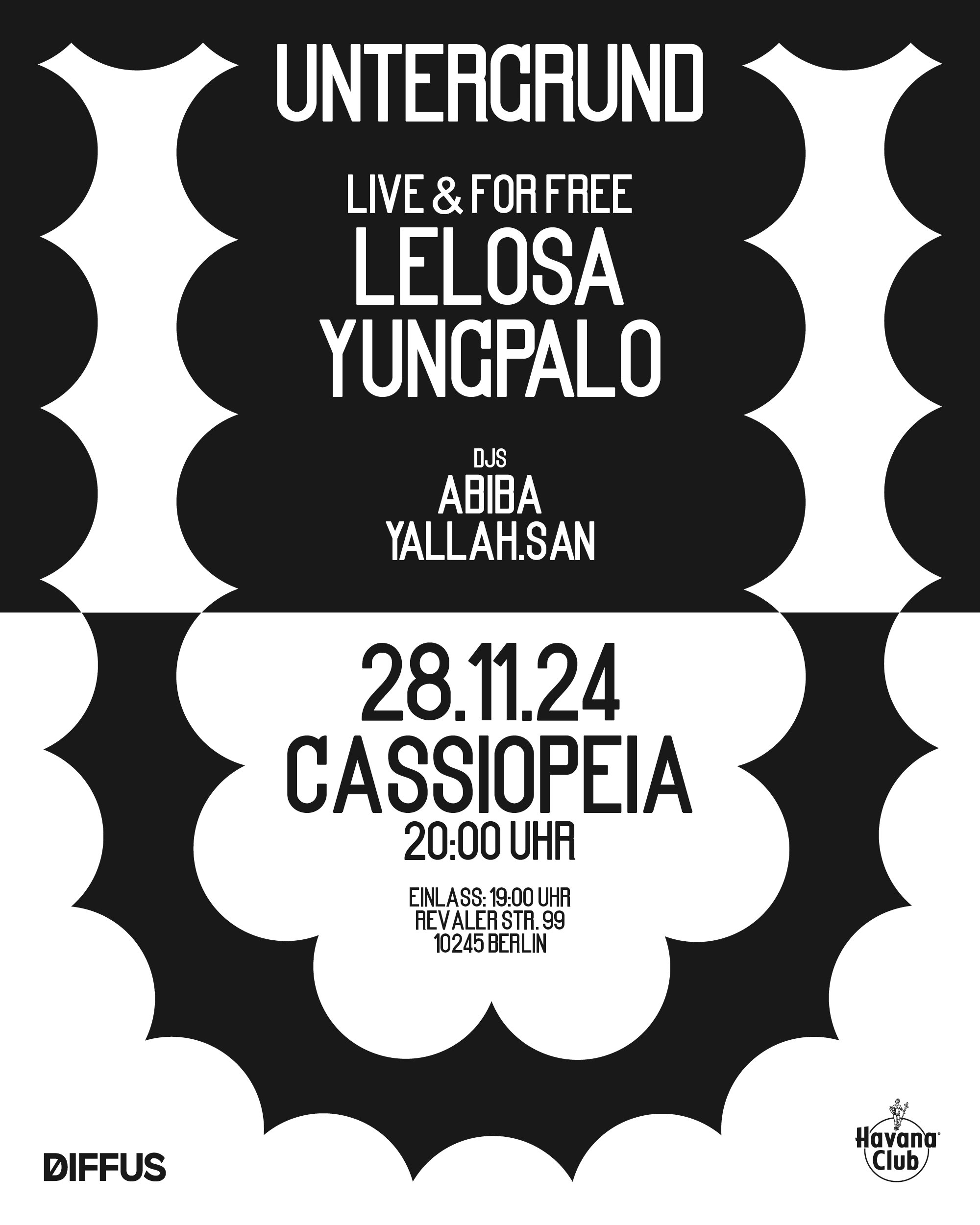 Untergrund live – mit Yungpalo & Lelosa - DIFFUS